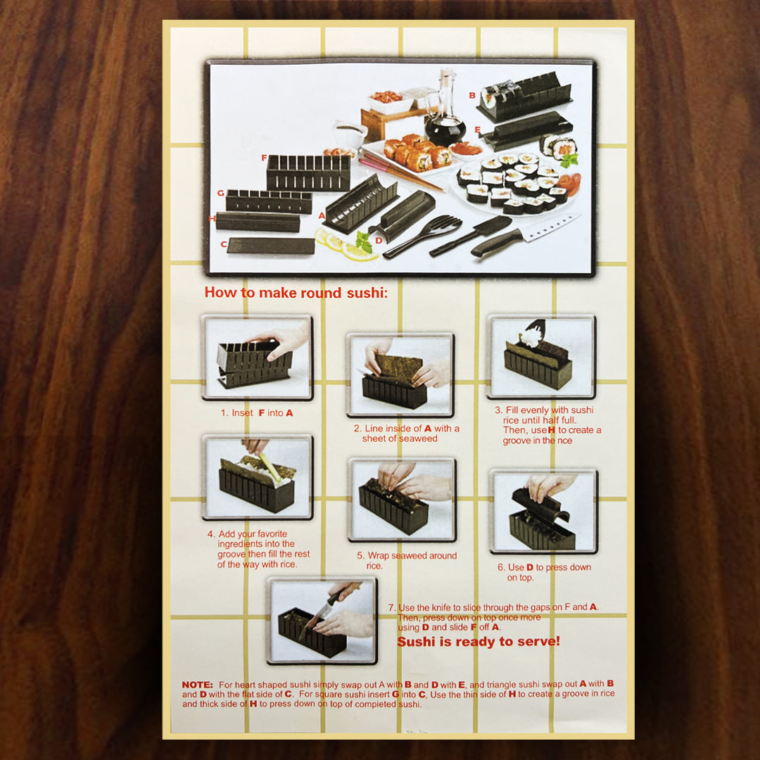 Cool Wares Sushi Making Tool Set | Real Wasabi – Real Wasabi, USA